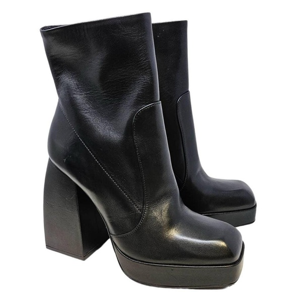 Steve Madden | Shoes | Steve Madden Trina 9 Black Platform Chunky ...
